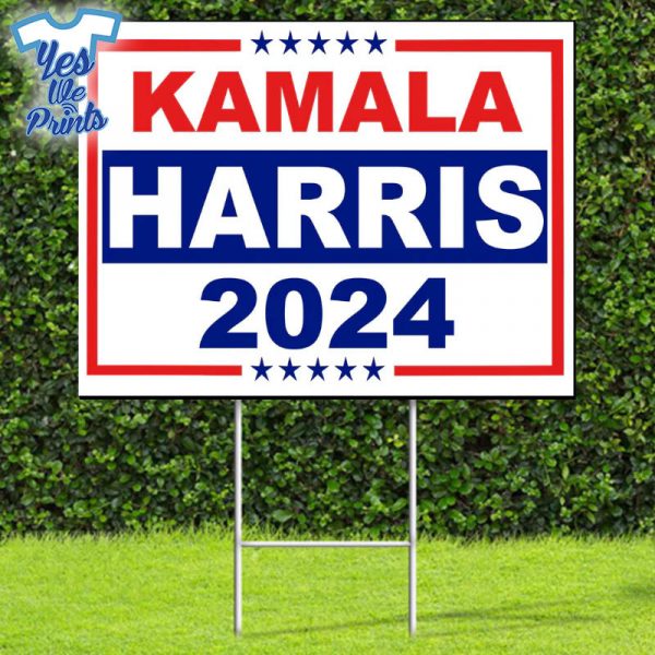 Kamala Harris 2024 Yard Signs | Campaign Home and Garden Decals